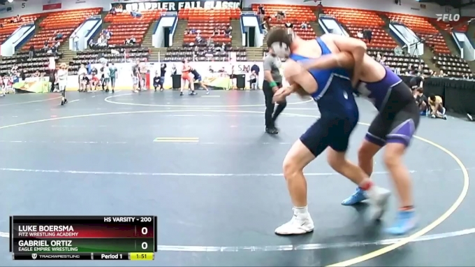 200 lbs Cons. Round 2 - Gabriel Ortiz, Eagle Empire Wrestling vs Luke ...