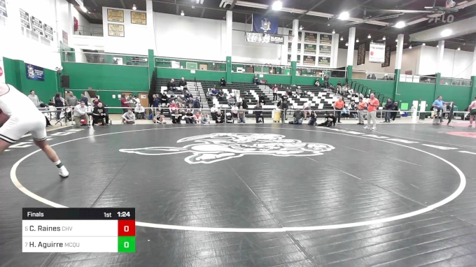215 lbs Final - Coy Raines, Churchville-chili vs Harrison Aguirre ...