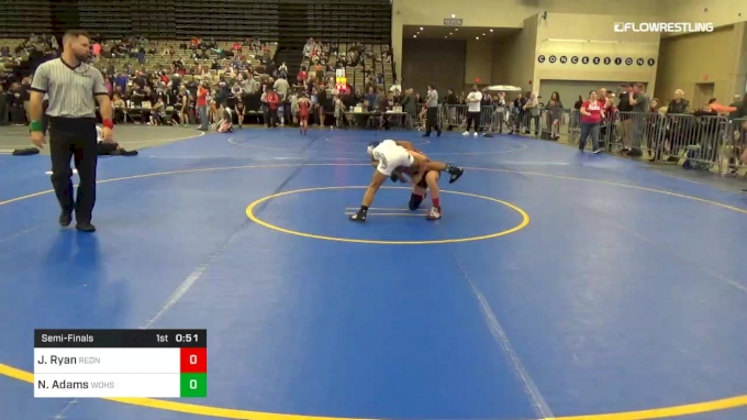 82 lbs Semifinal - Jerzey Ryan, RedNose Wrestling School vs Nicholas ...