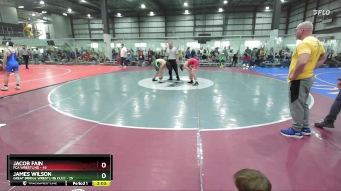 138 lbs Round 4 (6 Team) - Jacob Fain, FCA WRESTLING vs James Wilson ...