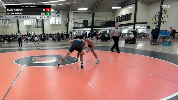 133 lbs Consi Of 8 #1 - Ellis Kirsch, American vs Jaden Perez, Drexel