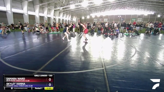130 lbs Quarterfinal - Samara Ward, Bear River Wrestling Club vs Skyley Hanna, Soaring Eagle ...