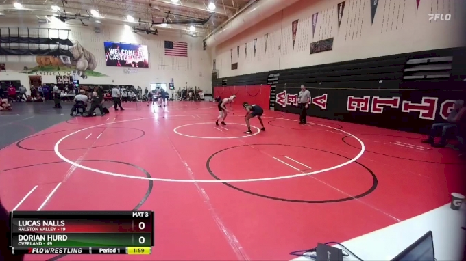 126 lbs Round 3 - Dorian Hurd, Overland vs Lucas Nalls, Ralston Valley