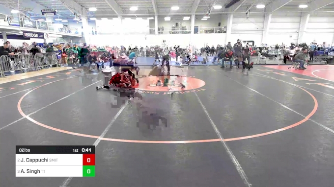 82 lbs Consi Of 4 - Joseph Cappuchi, Smitty's Wrestling Barn vs Arjan ...