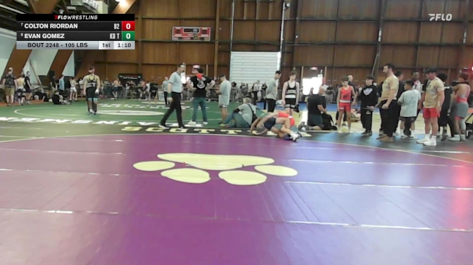 105 lbs Final - Colton Riordan, B2 vs Evan Gomez, Kd Trained