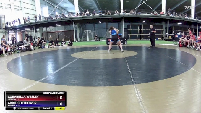 115 lbs Placement Matches (8 Team) - Corabella Wesley, Indiana vs Abbie ...