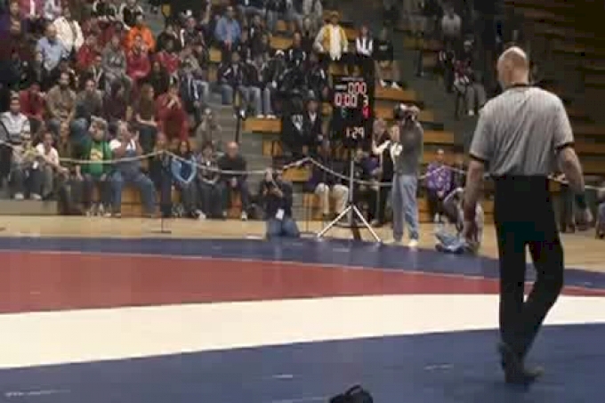 133 lbs Finals Billy Murphy Iowa Central vs Tim Thurston Iowa Lakes