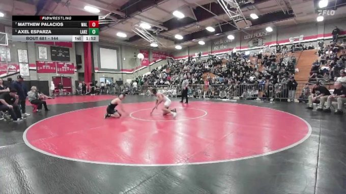 144 lbs 1st Place Match - Axel Esparza, Lakeside vs Matthew Palacios ...