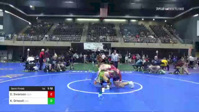 295 lbs Semifinal - Dustin Swanson, New Holland vs Kurt Driscoll, Egg ...