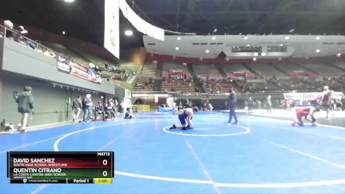 132 lbs Cons. Round 2 - Quentin Citrano, La Costa Canyon High School ...