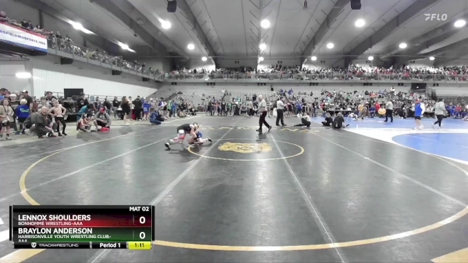 65 lbs Champ. Round 1 - Braylon Anderson, Harrisonville Youth Wrestling ...