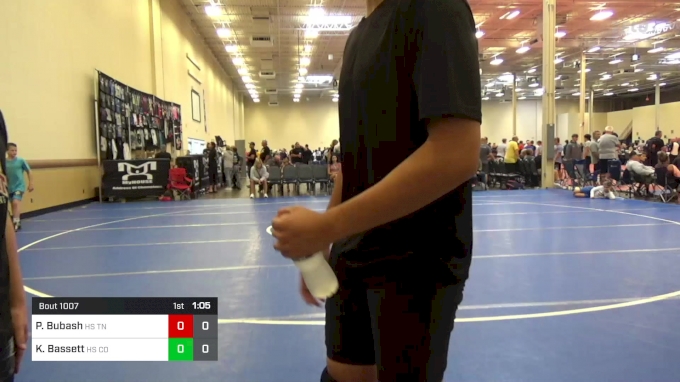 98 lbs Rr Rnd 2 - Preston Bubash, HS TNWC White vs Keegan Bassett, HS ...