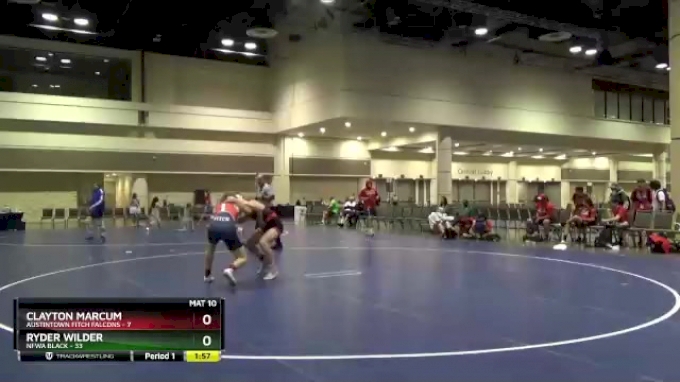 170 lbs Round 9 (10 Team) - Ryder Wilder, NFWA Black vs Clayton Marcum ...