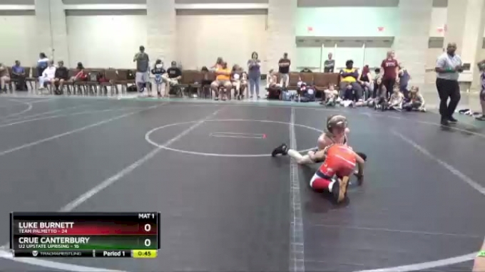 78 lbs Round 2 (4 Team) - Luke Burnett, Team Palmetto vs Crue ...