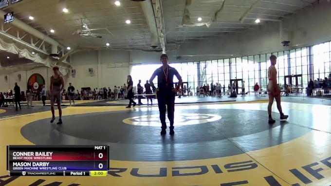 144 lbs Cons. Round 2 - Conner Bailey, Beast Mode Wrestling vs Mason ...