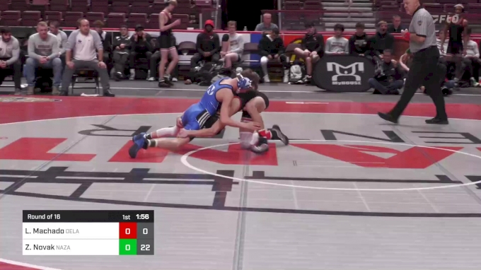 114 lbs Round Of 16 - Landon Machado, Delaware Valley vs Zakary Novak ...