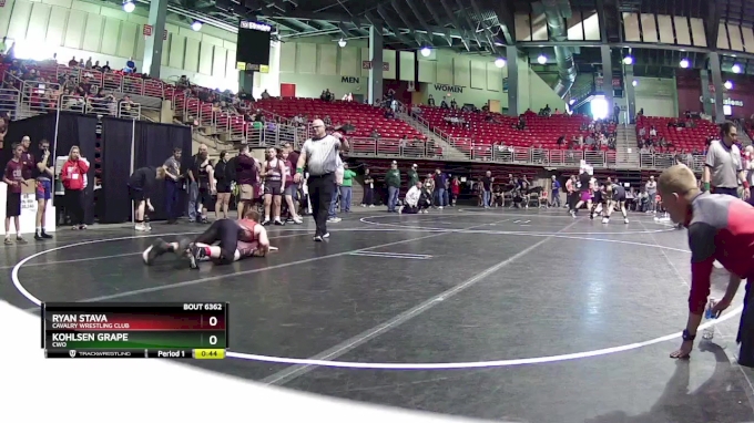 120 lbs Cons. Semi - Ryan Stava, Cavalry Wrestling Club vs Kohlsen ...