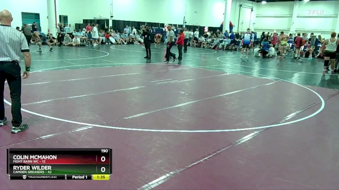 190 lbs Semis & 1st Wrestleback (8 Team) - Colin Mcmahon, Fight Barn WC ...