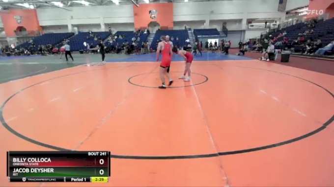 125 lbs Cons. Round 3 - Billy Colloca, Oneonta State vs Jacob Deysher, RIT