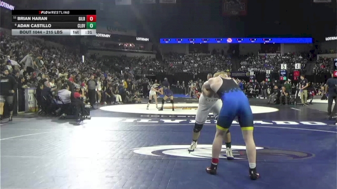 215 lbs Consi Of 8 #2 - Brian Haran, Gilroy (CC) vs Adan Castillo ...