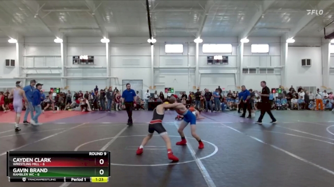80 lbs Round 9 (10 Team) - Cayden Clark, Wrestling Mill vs Gavin Brand ...