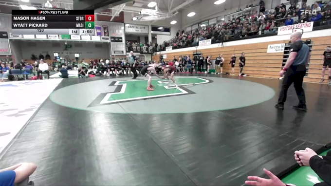 120 lbs Quarterfinals (8 Team) - Mason Hagen, Sturgis Brown vs Wyatt ...