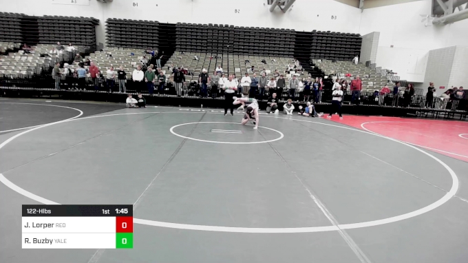 122-H lbs Final - Jack Lorper, Red Nose WC vs Reid Buzby, Yale Street