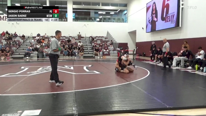 141 lbs Quarterfinals (8 Team) - Sergio Porras, Palomar College (RED ...