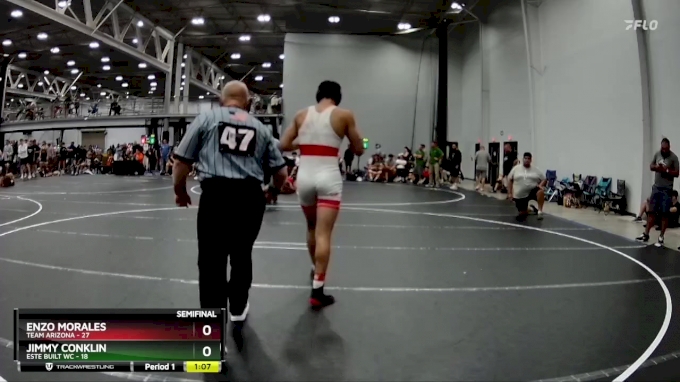 157 lbs Semis (4 Team) - ENZO MORALES, Team Arizona vs Jimmy Conklin ...