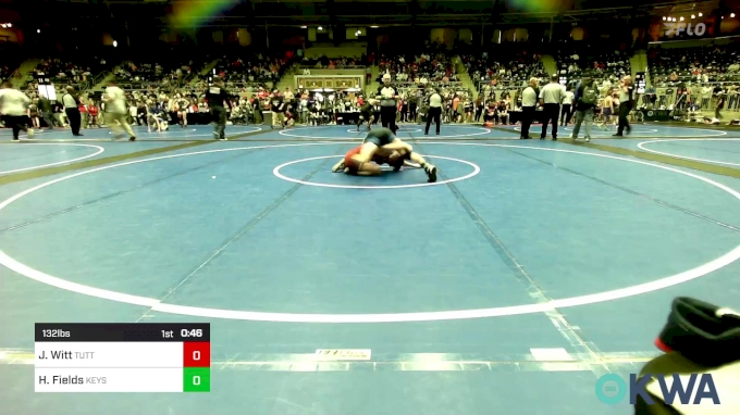 132 lbs Consi Of 8 #2 - Jackson Witt, Tuttle Wrestling vs Hunter Fields ...