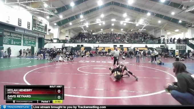 75 lbs Cons. Round 4 - Davis Reynard, TVCS vs Mylah Henebry, East Valley