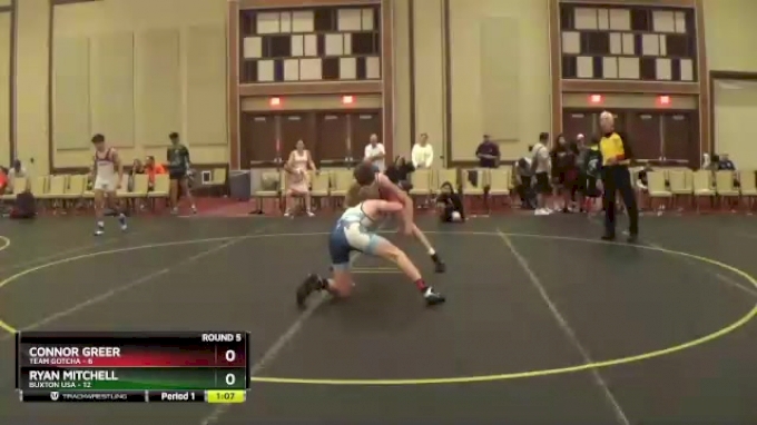120 lbs Round 5 (6 Team) - Ryan Mitchell, Buxton USA vs Connor Greer ...