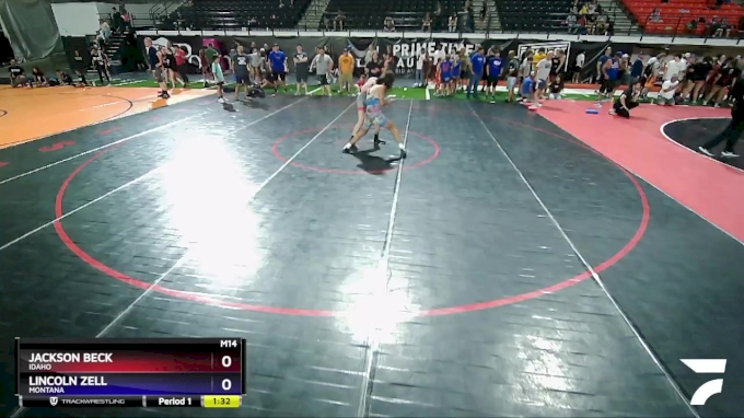 126 lbs Cons. Semi - Jackson Beck, Idaho vs Lincoln Zell, Montana