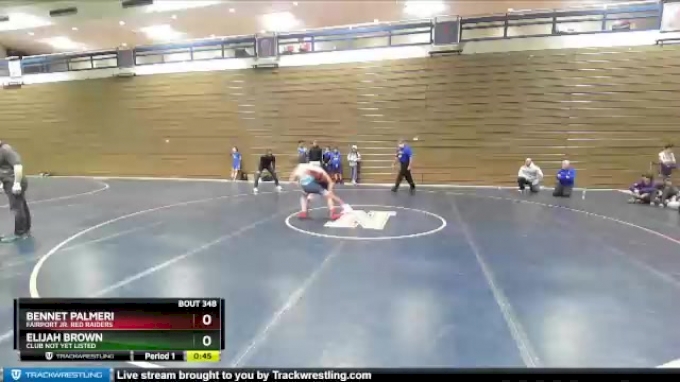 99 lbs 3rd Place Match - Elijah Brown, Club Not Yet Listed vs Bennet ...