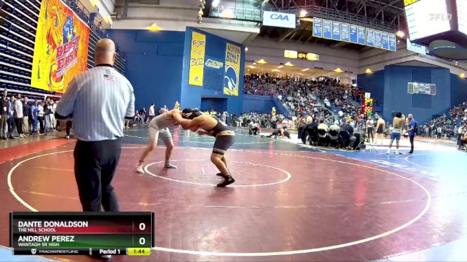 285 lbs Champ. Round 1 - Dante Donaldson, The Hill School vs Andrew ...