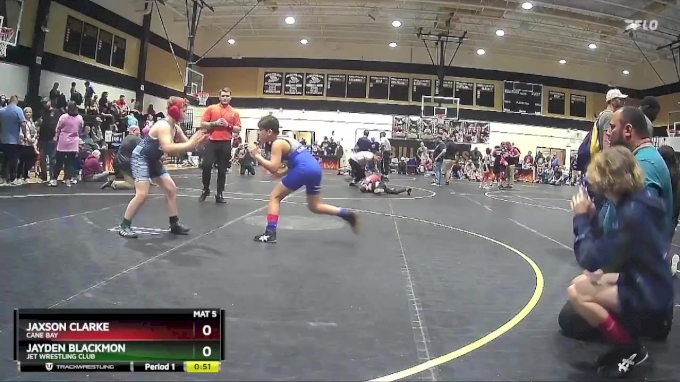 105 lbs Round 2 - Jaxson Clarke, Cane Bay vs Jayden Blackmon, JET ...