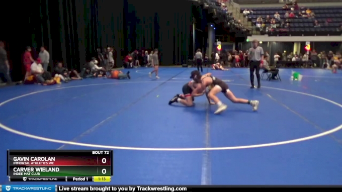 125 lbs 3rd Place Match - Carver Wieland, Indee Mat Club vs Gavin ...