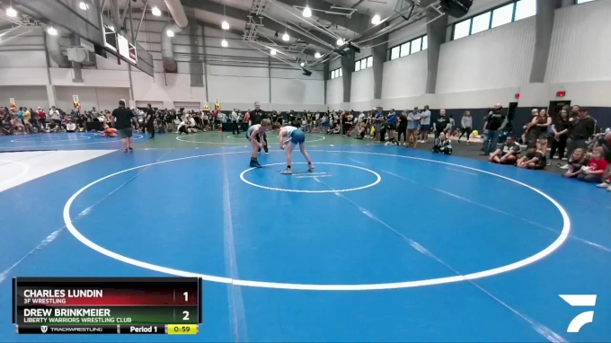 106 lbs Quarterfinal - Charles Lundin, 3F Wrestling vs Drew Brinkmeier ...
