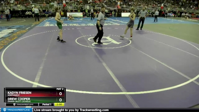 Champ. Round 1 - Kadyn Friesen, Northwest vs Drew Cooper, Omaha Skutt ...