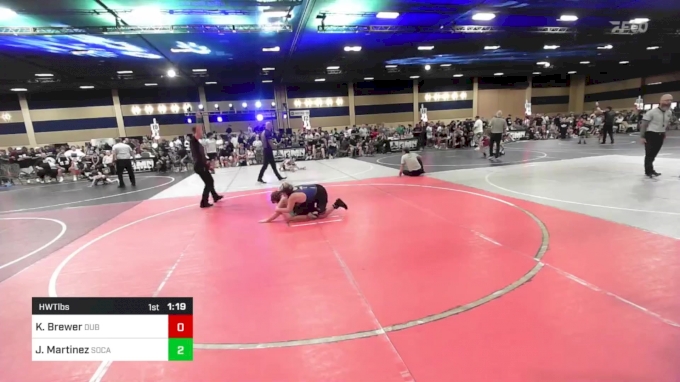 Rr Rnd 2 - Kendrick Brewer, Dub Wrestling vs Jeremiah Martinez, SoCal ...