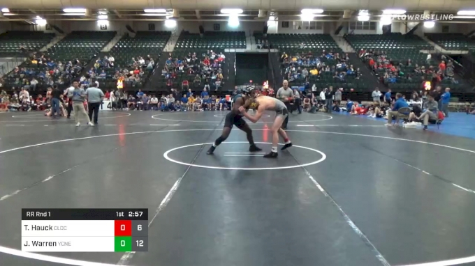 157 lbs Prelims - Tristin Hauck, Cloud County vs Jordan Warren, York ...
