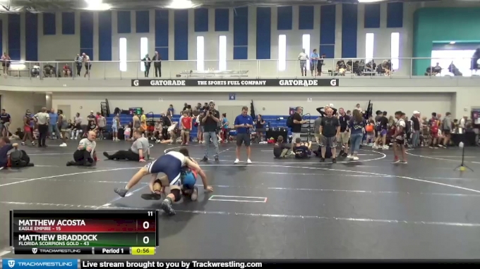 130 lbs Round 7 (8 Team) - Matthew Acosta, Eagle Empire vs Matthew ...