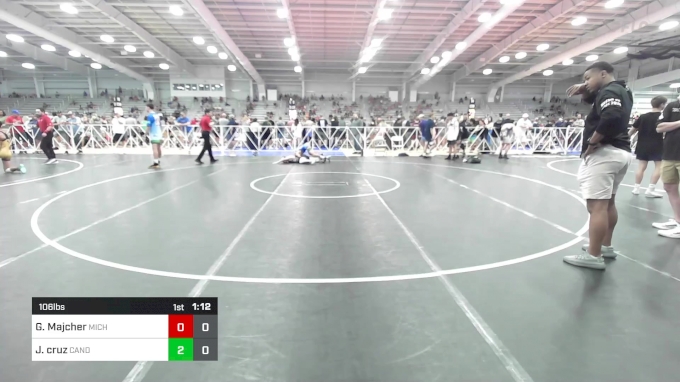 106 lbs Rr Rnd 3 - Gable Majcher, Michigan Mafia vs Javien Cruz, Candy