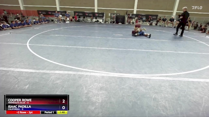 157 lbs Placement Matches (8 Team) - Cooper Rowe, Minnesota Blue vs ...