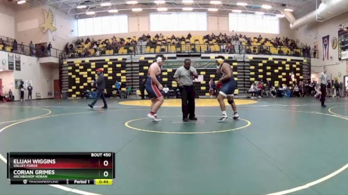 285 lbs Cons. Round 4 - Elijah Wiggins, VALLEY FORGE vs Corian Grimes ...