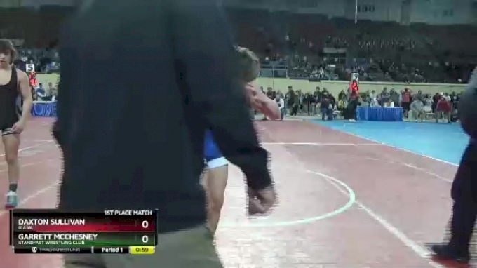 132 lbs 1st Place Match - Daxton Sullivan, R.A.W. vs Garrett Mcchesney ...