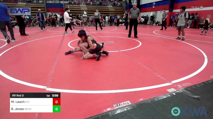 80-86 lbs Rr Rnd 3 - Mason Leach, Sallisaw Takedown Club vs Bryson ...