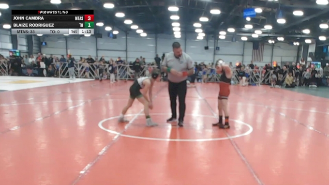 72 lbs Round 2 - 10:30am Friday - John Cambra, Mat Assassins vs Blaize ...
