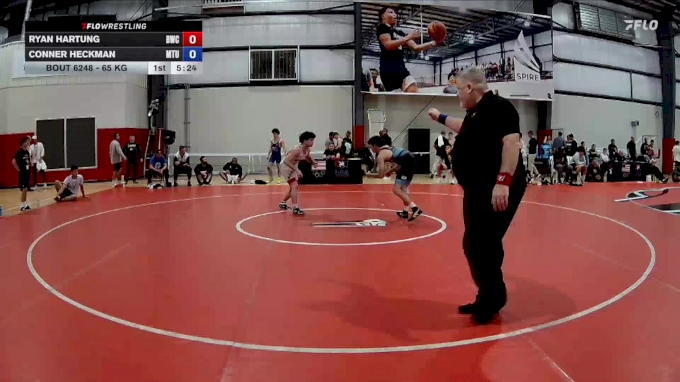 65 kg Cons. Round 4 - Ryan Hartung, Bearcat Wrestling Club vs Conner ...