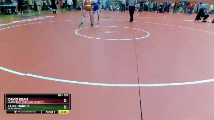 132 lbs Cons. Round 5 - Luke Hargis, Noblesville vs David Egan ...